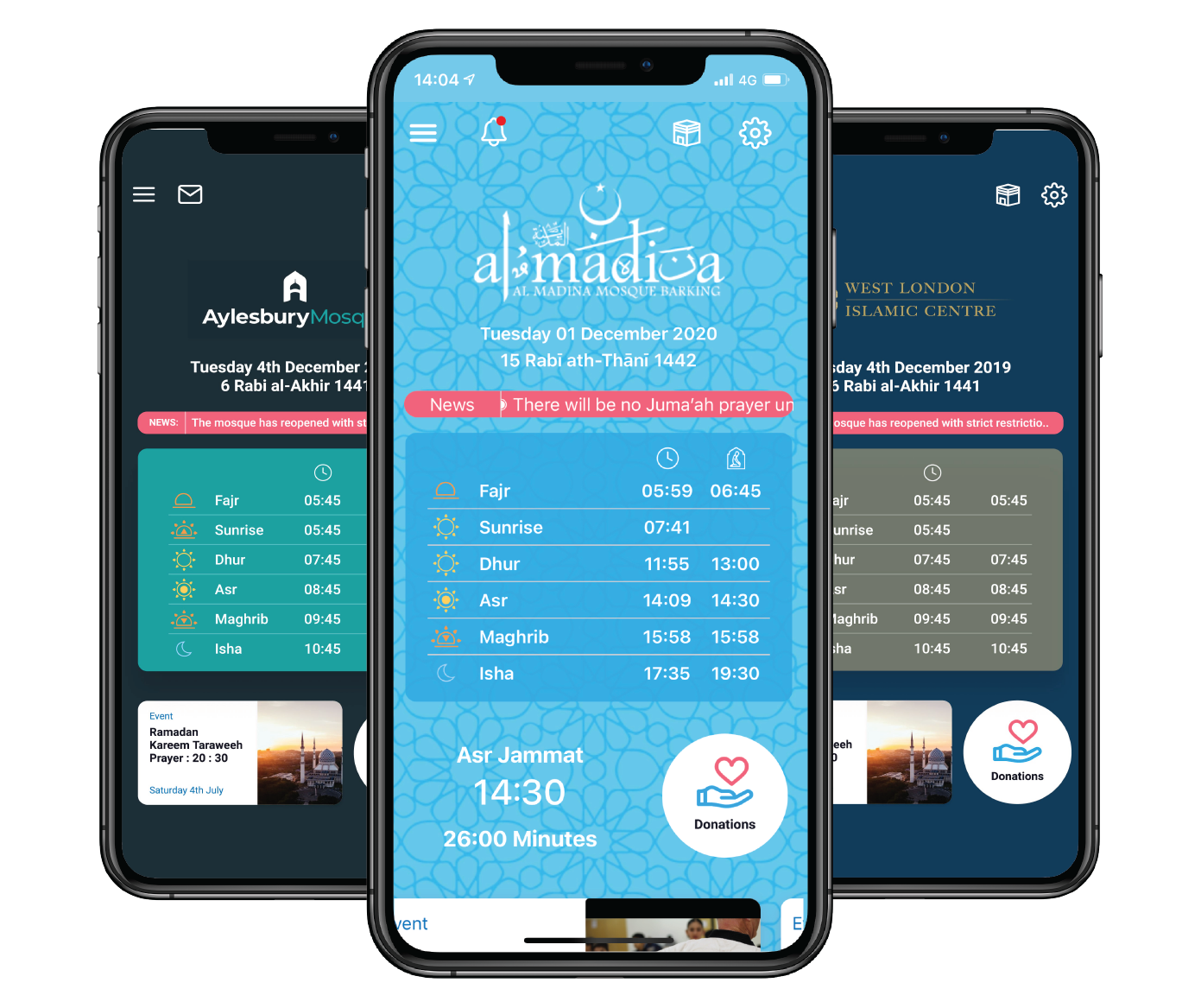 Mobile App for Mosques and Masjids by Mosqueapp Ltd
